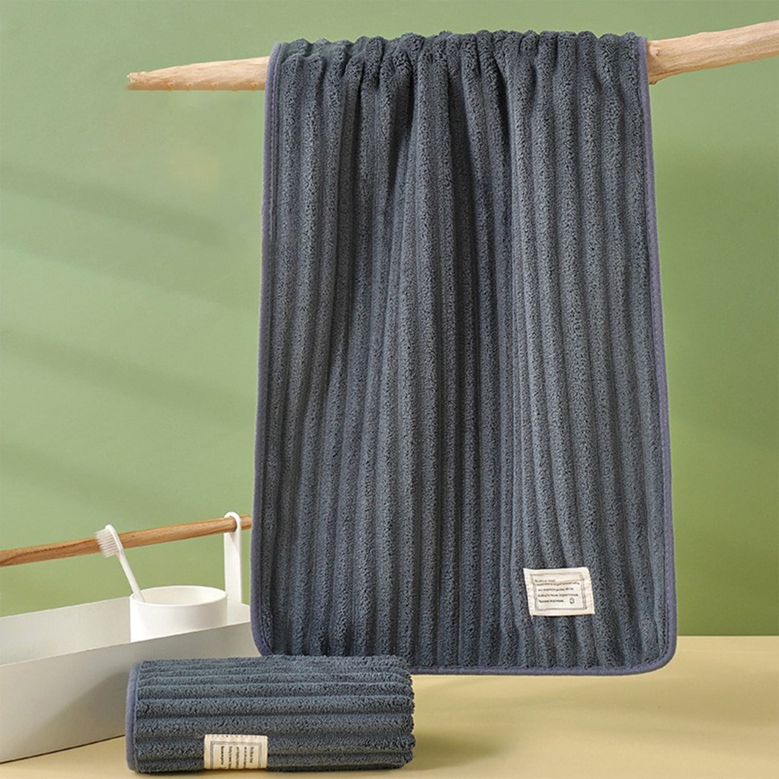 Btomtd Fleece Face Towels for Adults, Soft and Absorbent Washcloth for ...