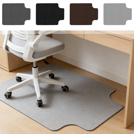 Btomtd Floor Mat for Office & Home, 35" x 47" Non-Slip Under Desk Floor ...