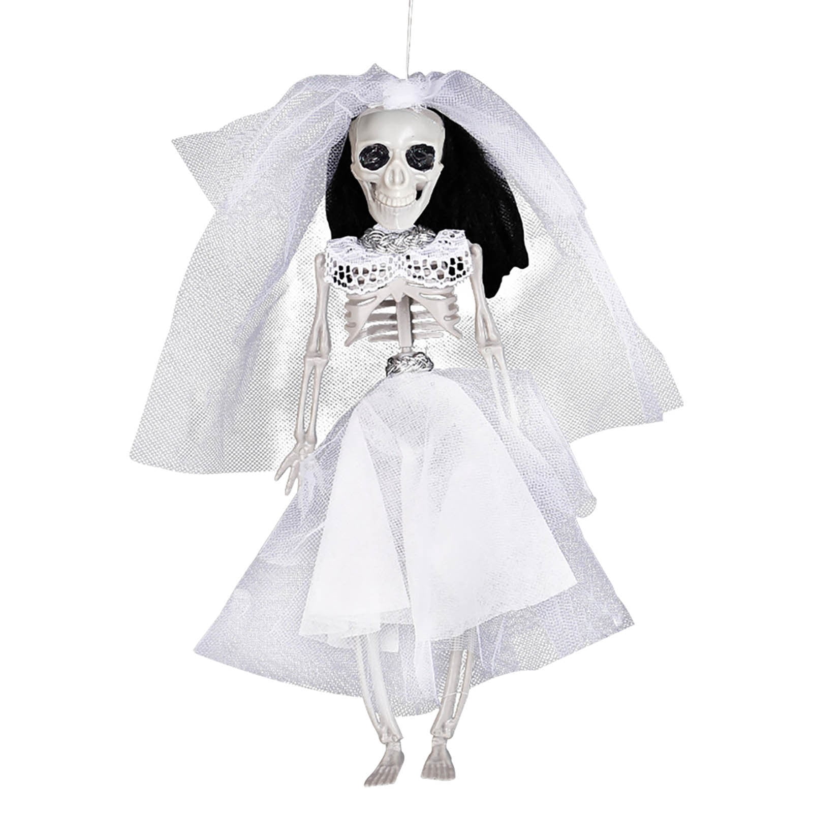 Btomtd Ghost House Halloween Skeleton Ornaments, Bride and Groom ...