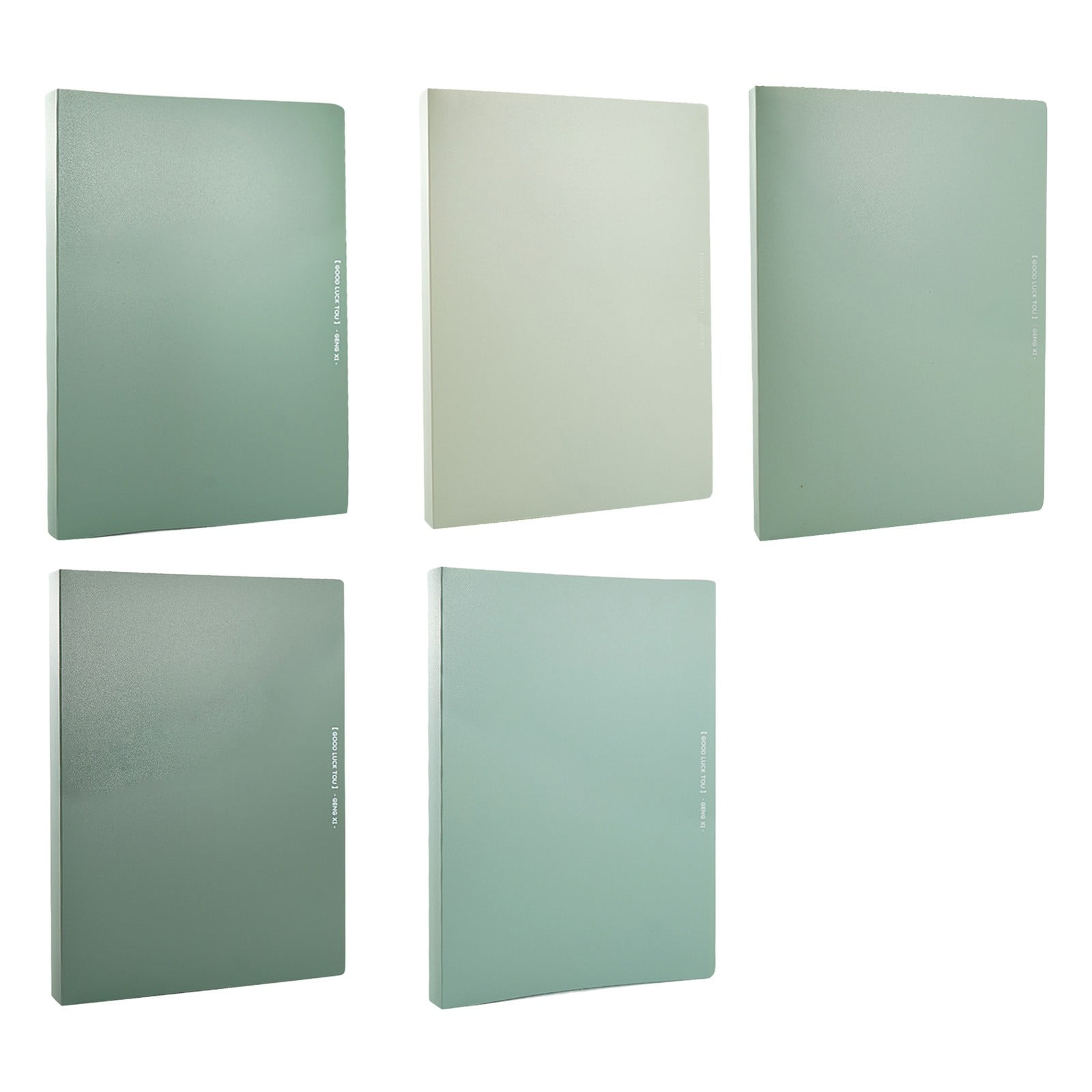 Btomtd Gradient Green File Organizer 10 Pack Various Colors Plastic ...