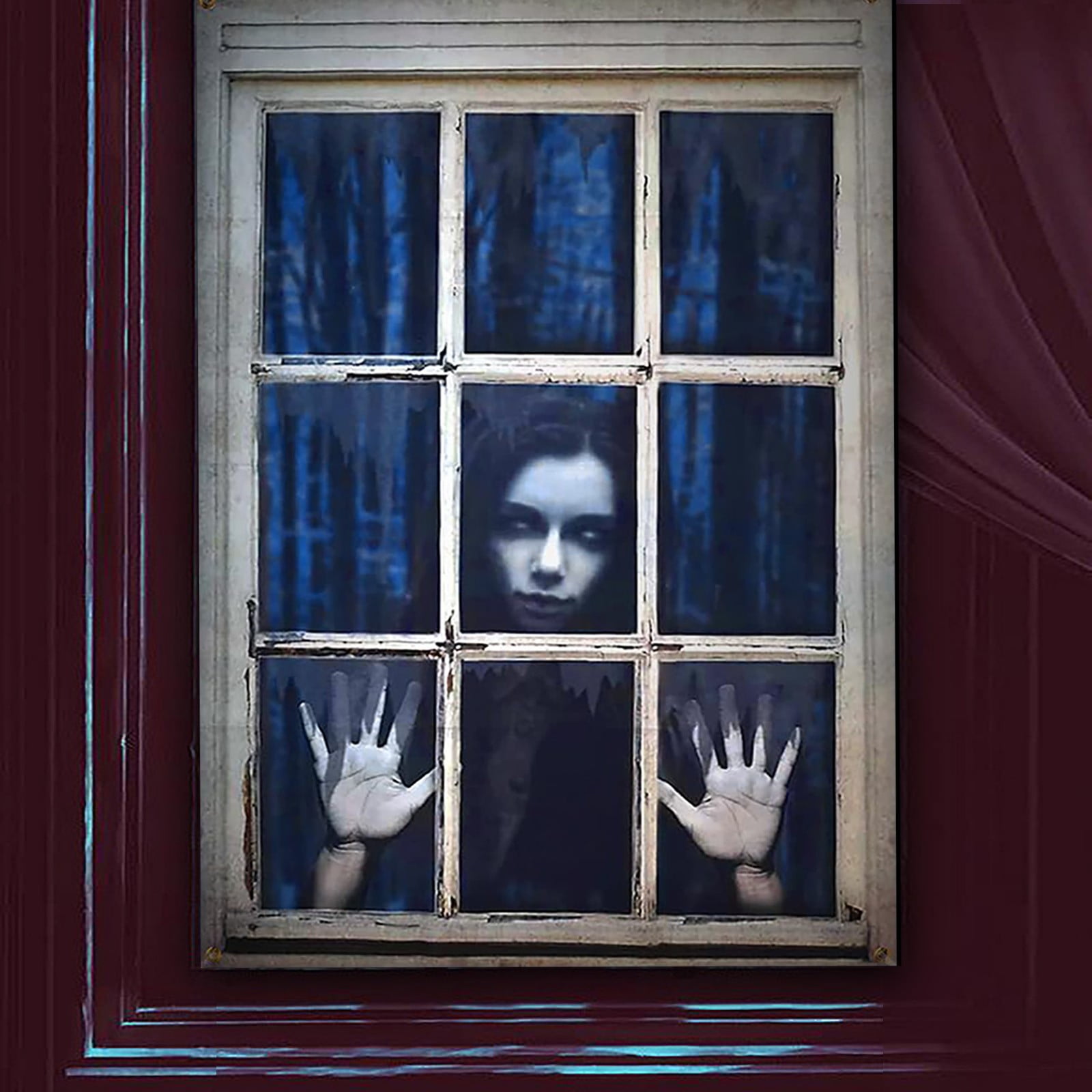 Btomtd Halloween Horror Themed Curtains for Background, Festival Party ...