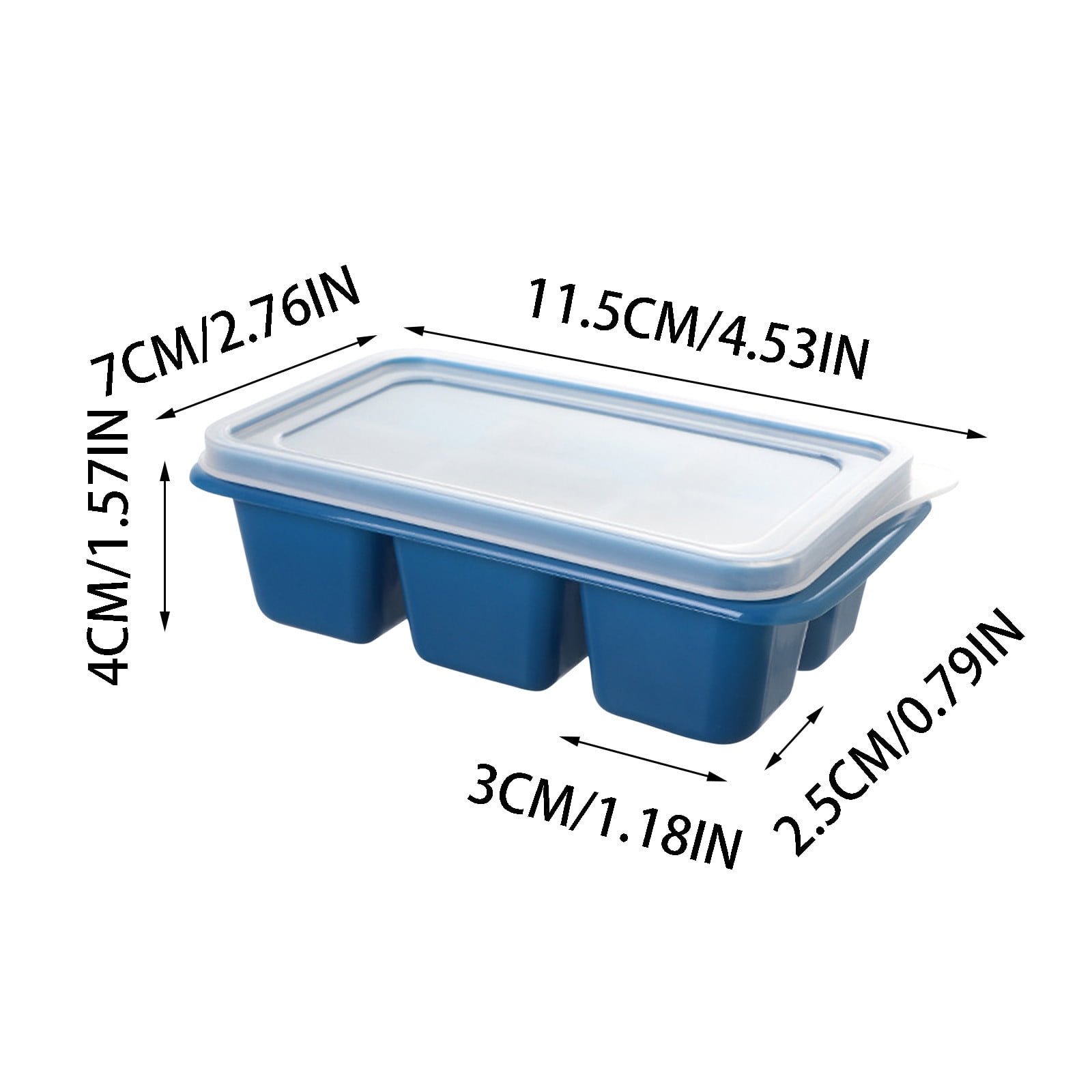 Btomtd Ice Lattice Silica Gel Ice Box Food Grade Refrigerator Artifact ...