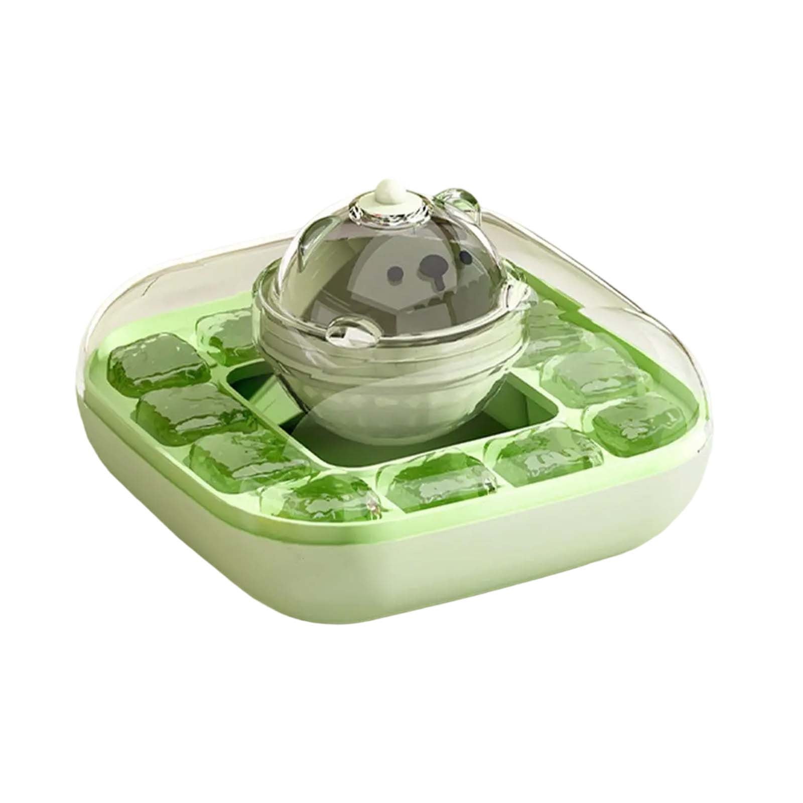 Btomtd Ice Tray With Lid Food Grade Homemade Ice Box Home Refrigerator ...