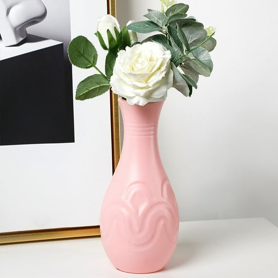 Btomtd Indoor Plant Vase, Plastic Planter with Glazed Finish, Living ...