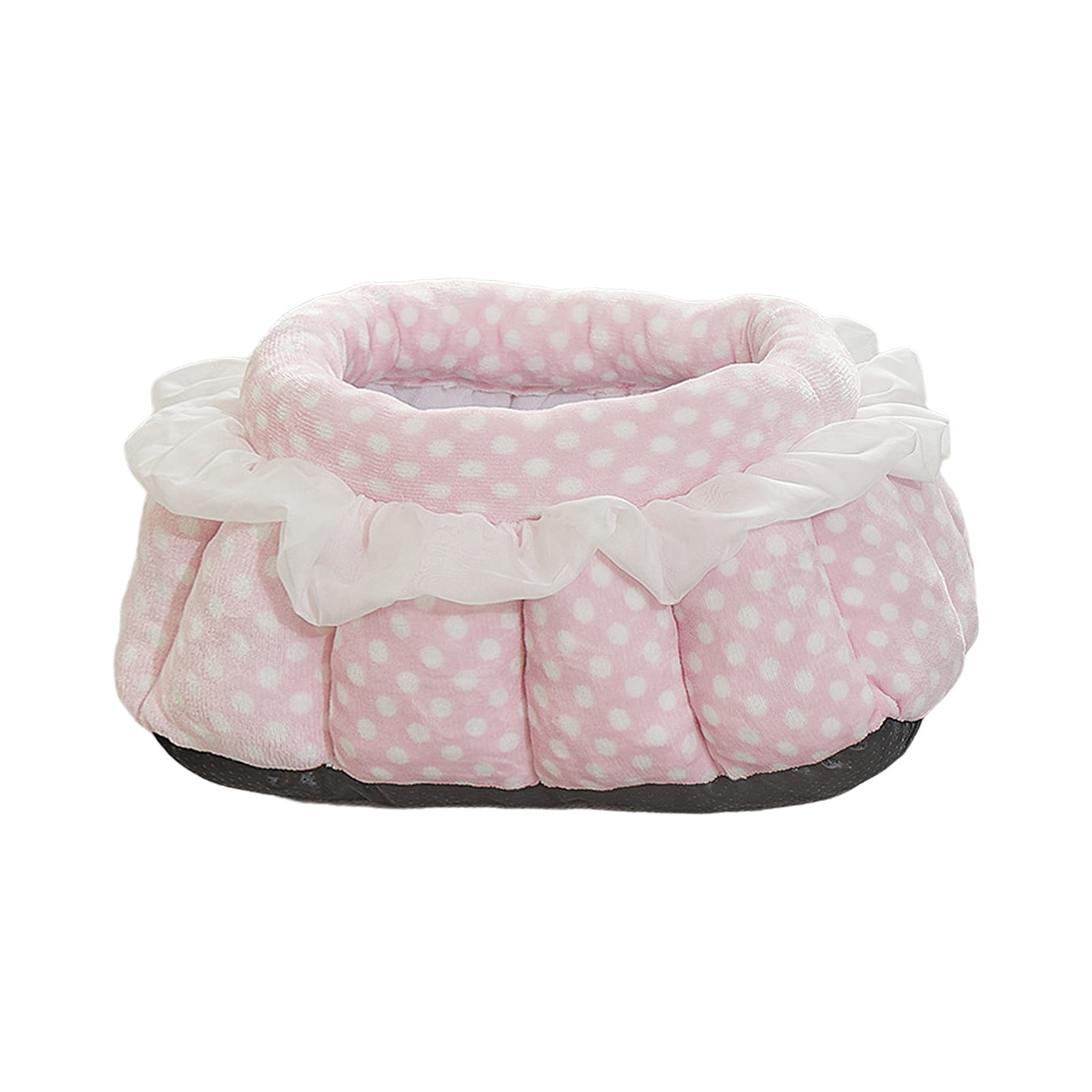 Btomtd Indoor Soft Foldable Dog Bed and Cat Bed, Warm Puppy Cave Kennel ...