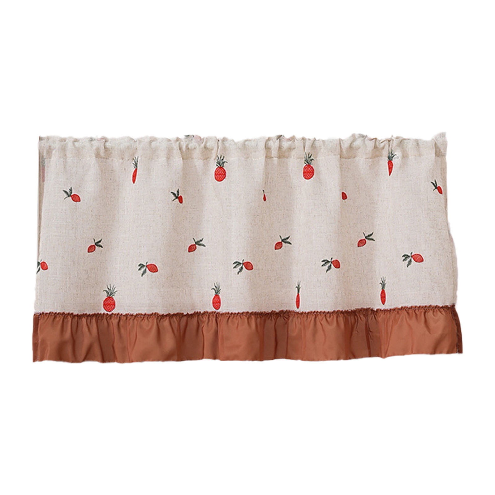 Btomtd Light Blocking Valance Curtains, 59 x 23.6 inch, 1 Panel, Rod ...