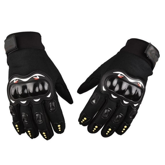 Btomtd Motorcycle Riding Gloves with Hard Shells for Joint Guard ...