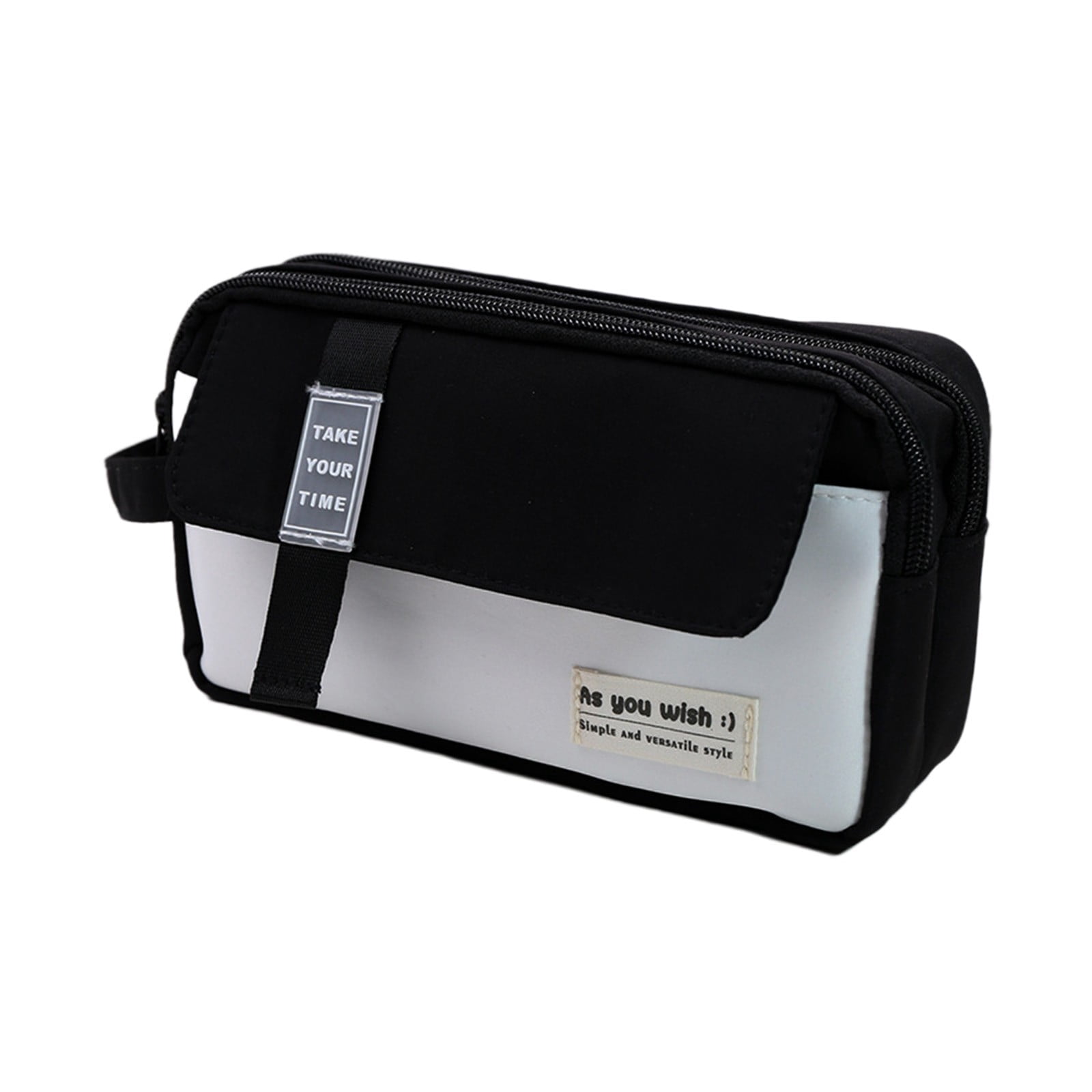 Btomtd Multiple Compartments Pencil Case Pencil Bag with Zipper Large ...