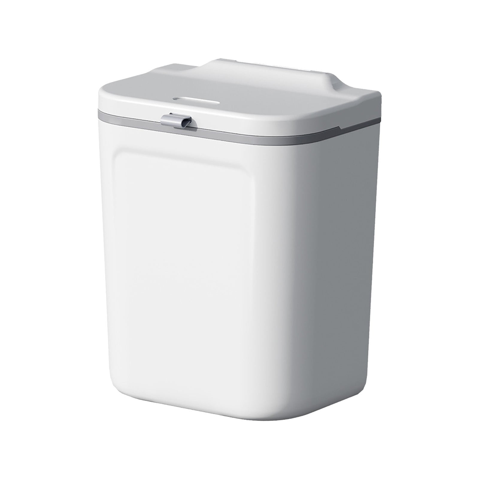 Btomtd No Punch Wall Hanging Trash Can for Cabinet Plastic Storage Box ...