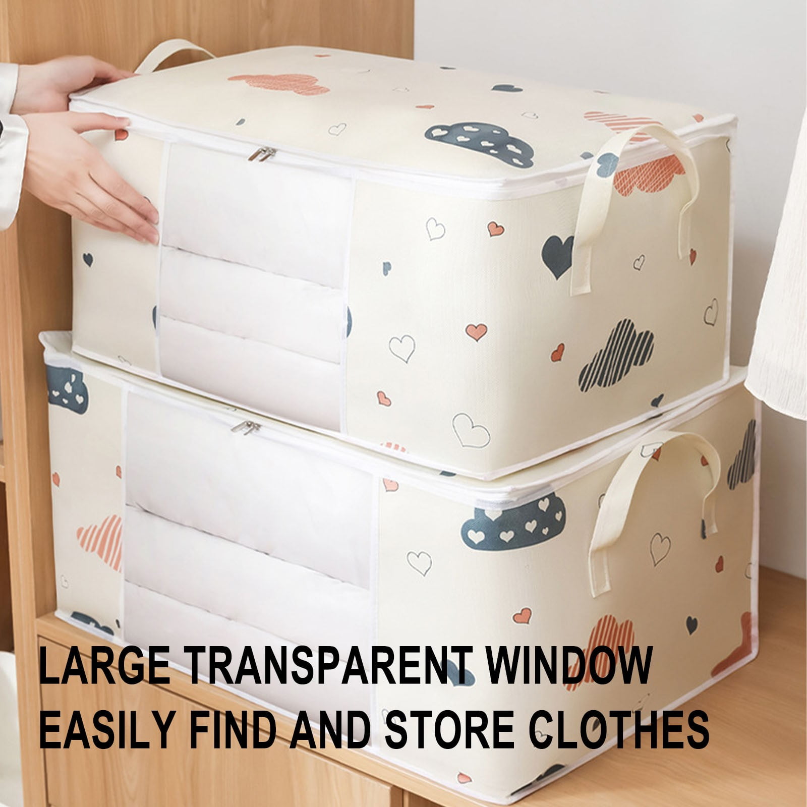 Btomtd,Organization and Storage,Storage Bins With Lids Quilt Storage ...