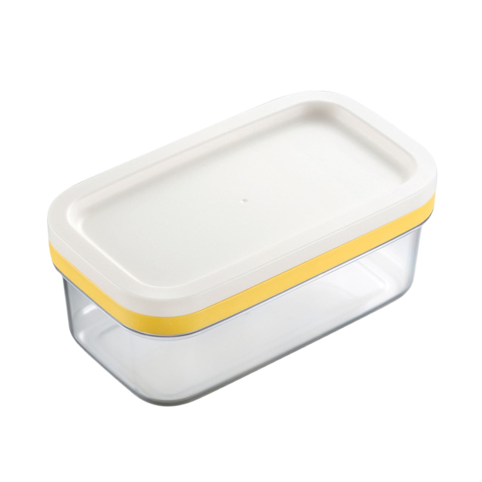 Btomtd Plastic Butter Storage Containers with Cutter and Lid, Large ...