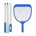 Btomtd Plastic Pool Skimmer Net with 55" Telescopic Pole, Leaf & Debris ...