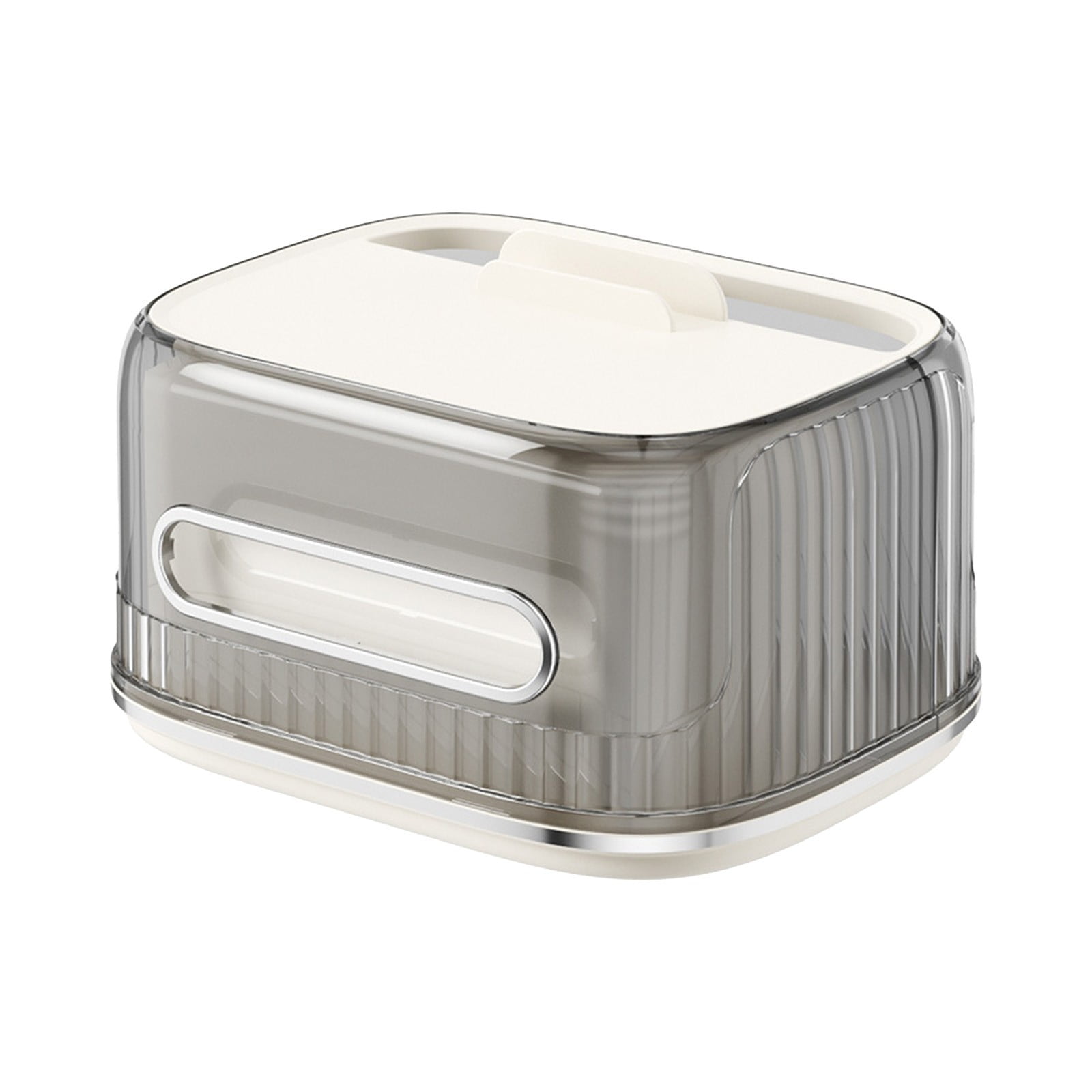 Btomtd Plastic Tissue Box Cover Rose Arrangement Living Room Dining ...