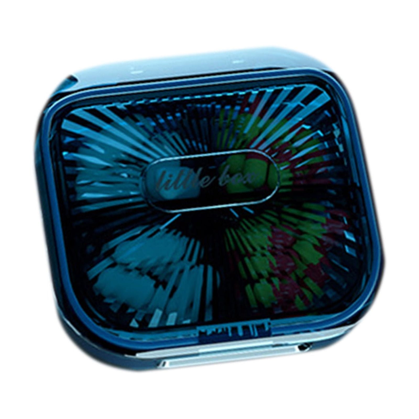 Btomtd Portable Small Compartment Storage Box Mini Transparent Sealed ...