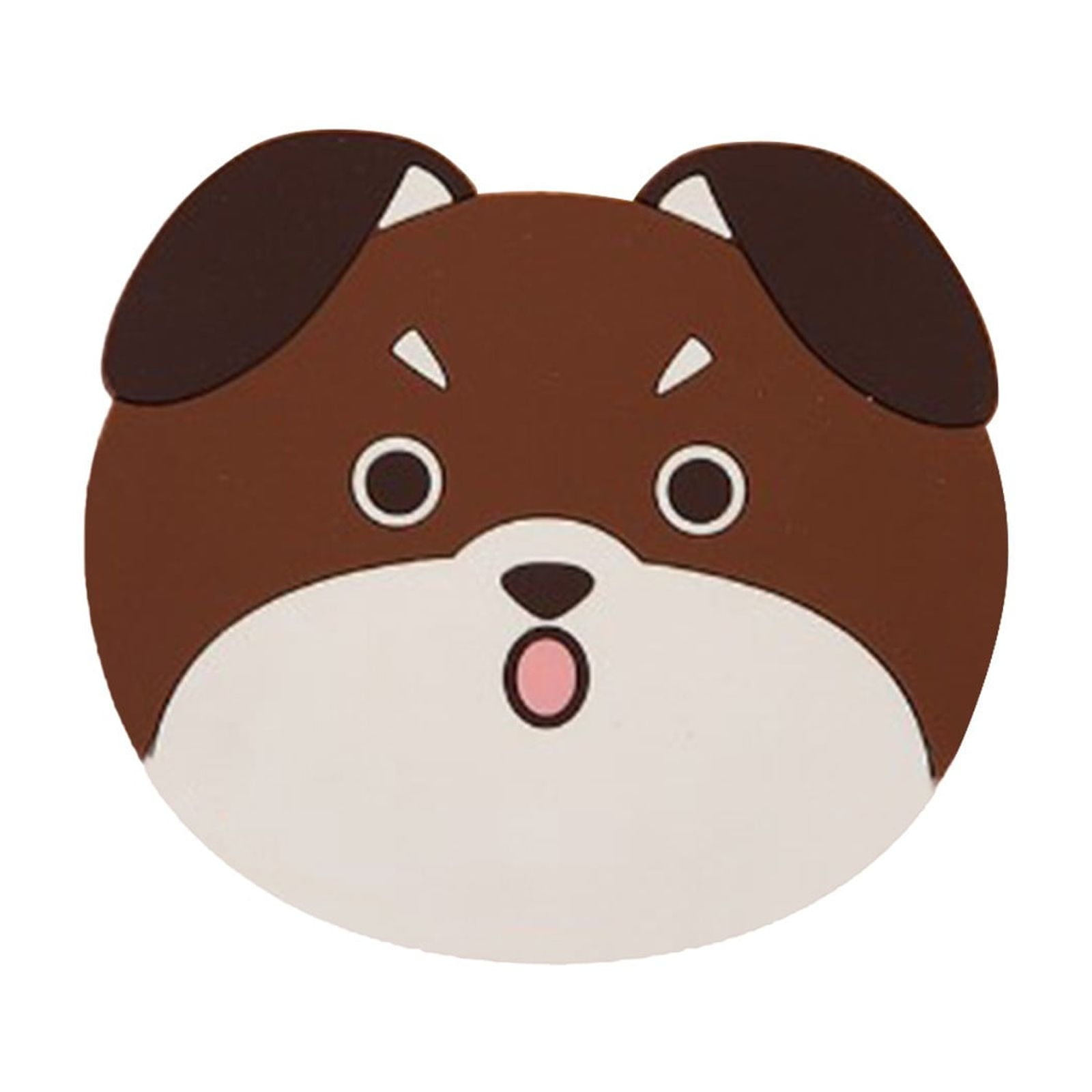 Btomtd Puppy Shaped Ceramic Cup Pad for Desk, Cute Non Slip Hot ...