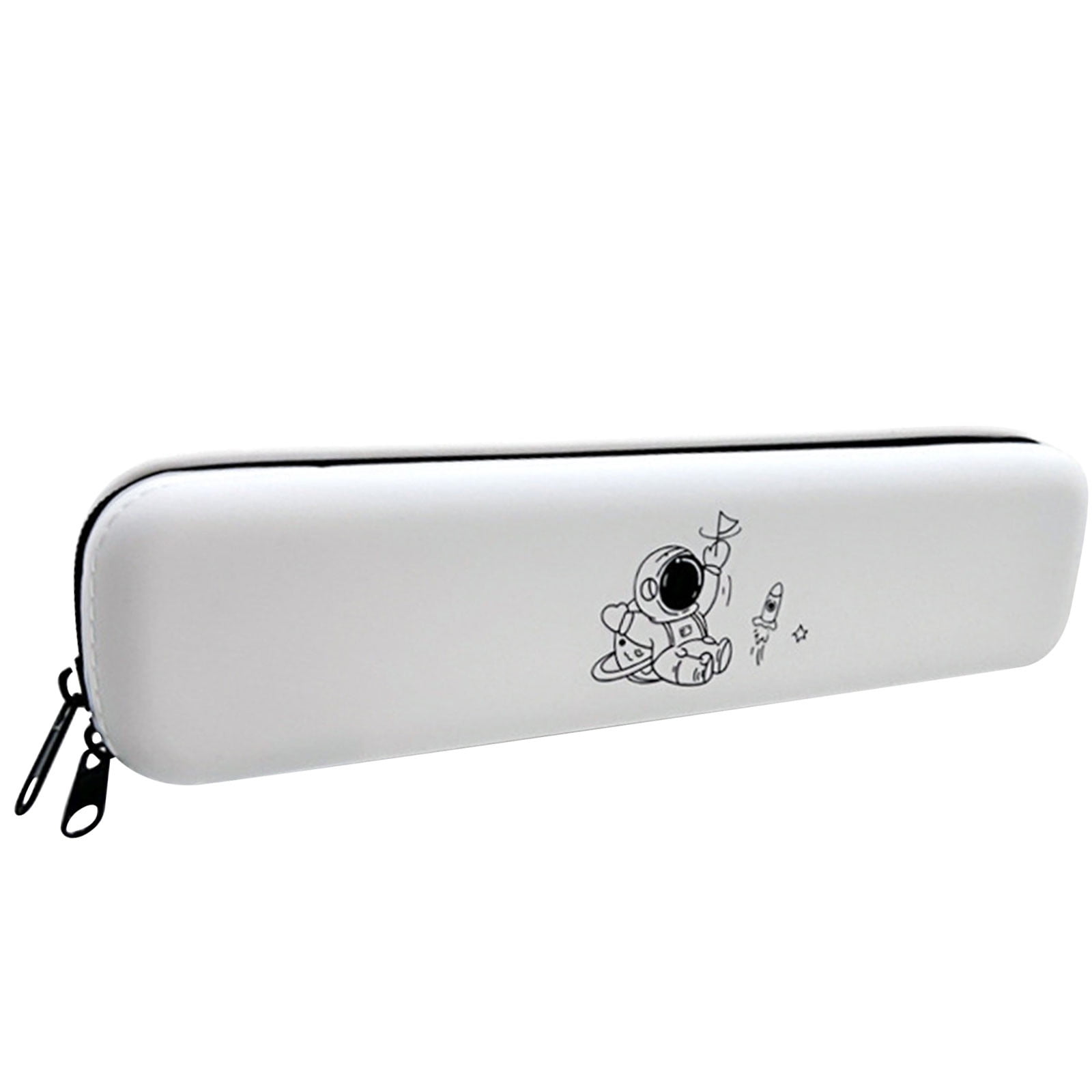 Btomtd Rubber Rectangular Storage Pencil Case Large Capacity Pencil Bag ...