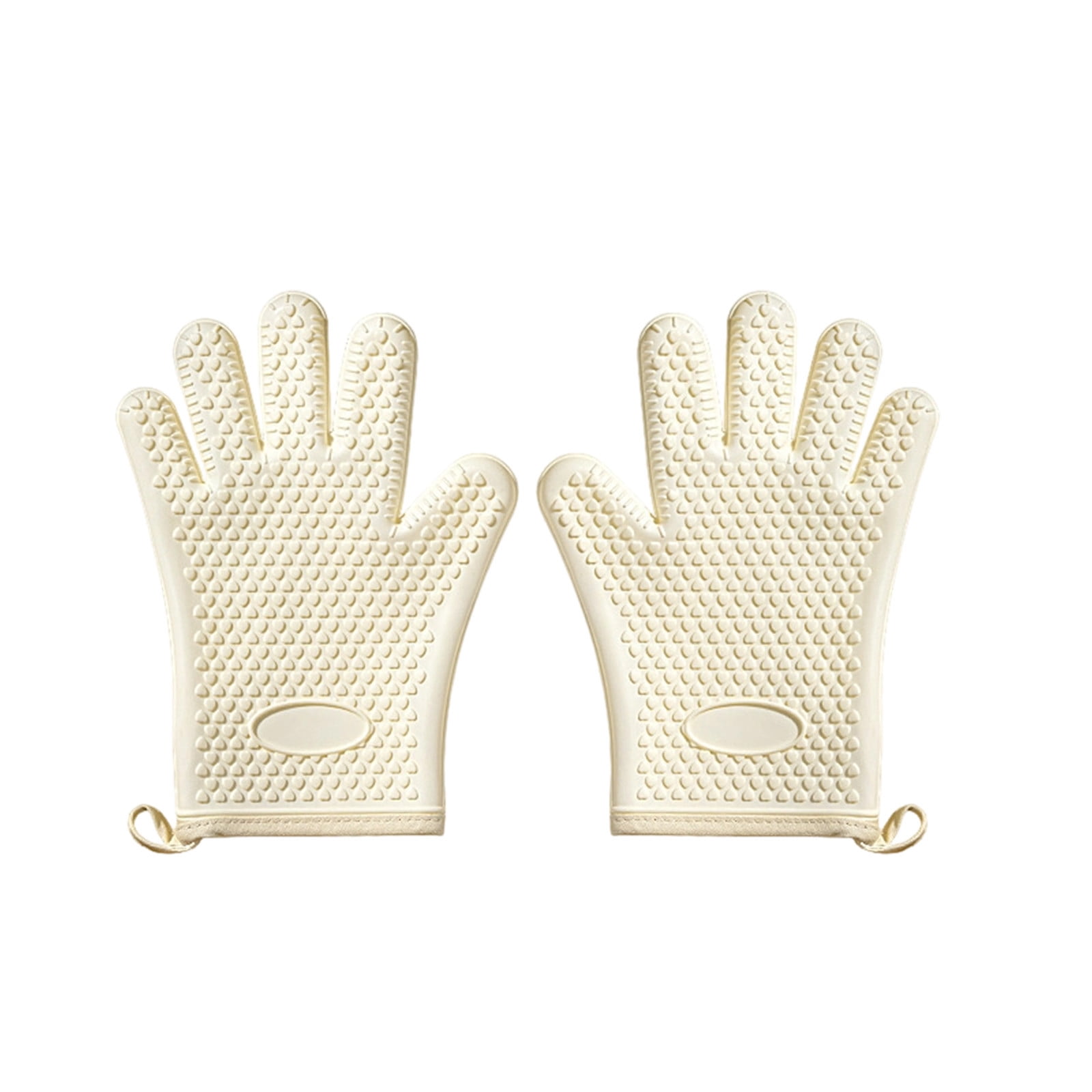 Btomtd Silicone Oven Gloves for Kitchen and Baking, Heat Resistant ...