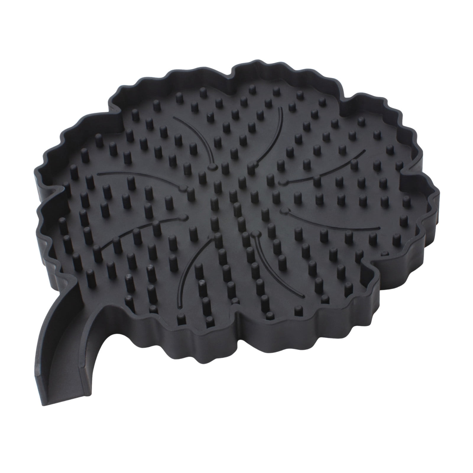 Btomtd Silicone Soap Dish with Drain Spout for Bathroom and Kitchen ...