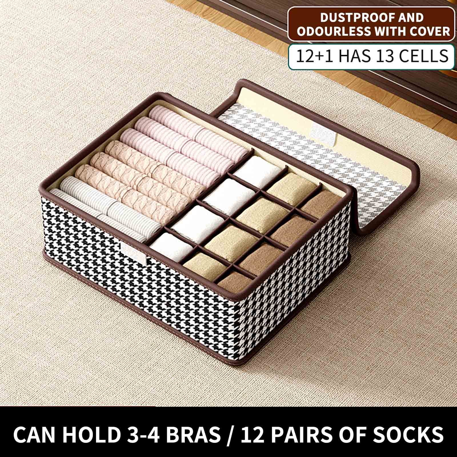 Btomtd Stackable Drawer Storage Boxes for Home Socks and Lingerie ...