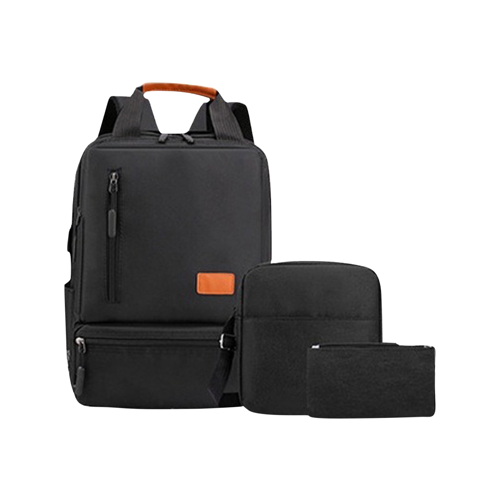 Btomtd Three Piece Business Backpack Set with Large Medium and Small ...