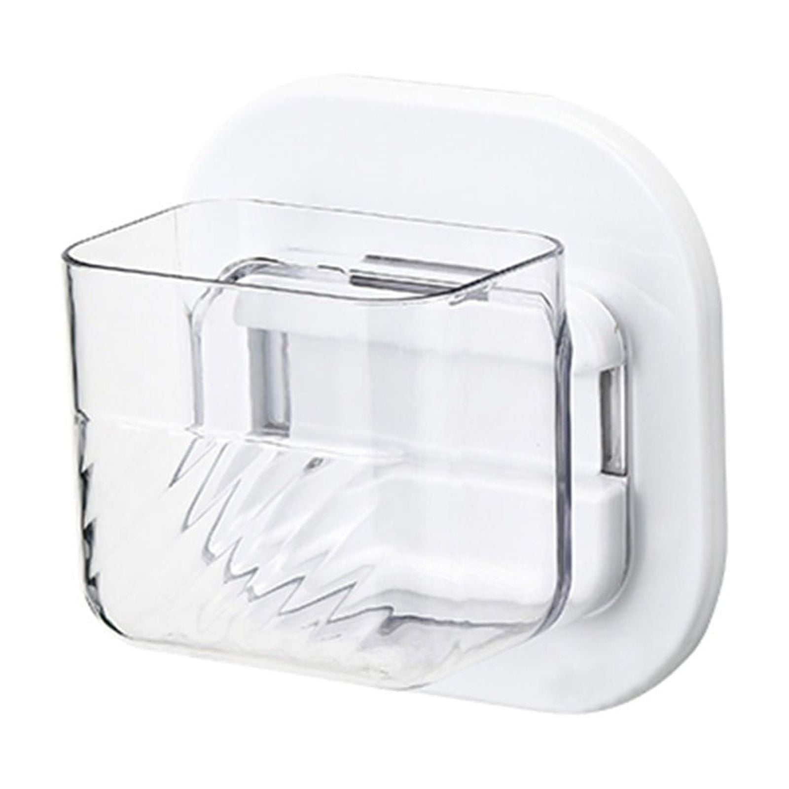 Btomtd Wall Mounted Storage Box with Transparent Designs, Plastic ...