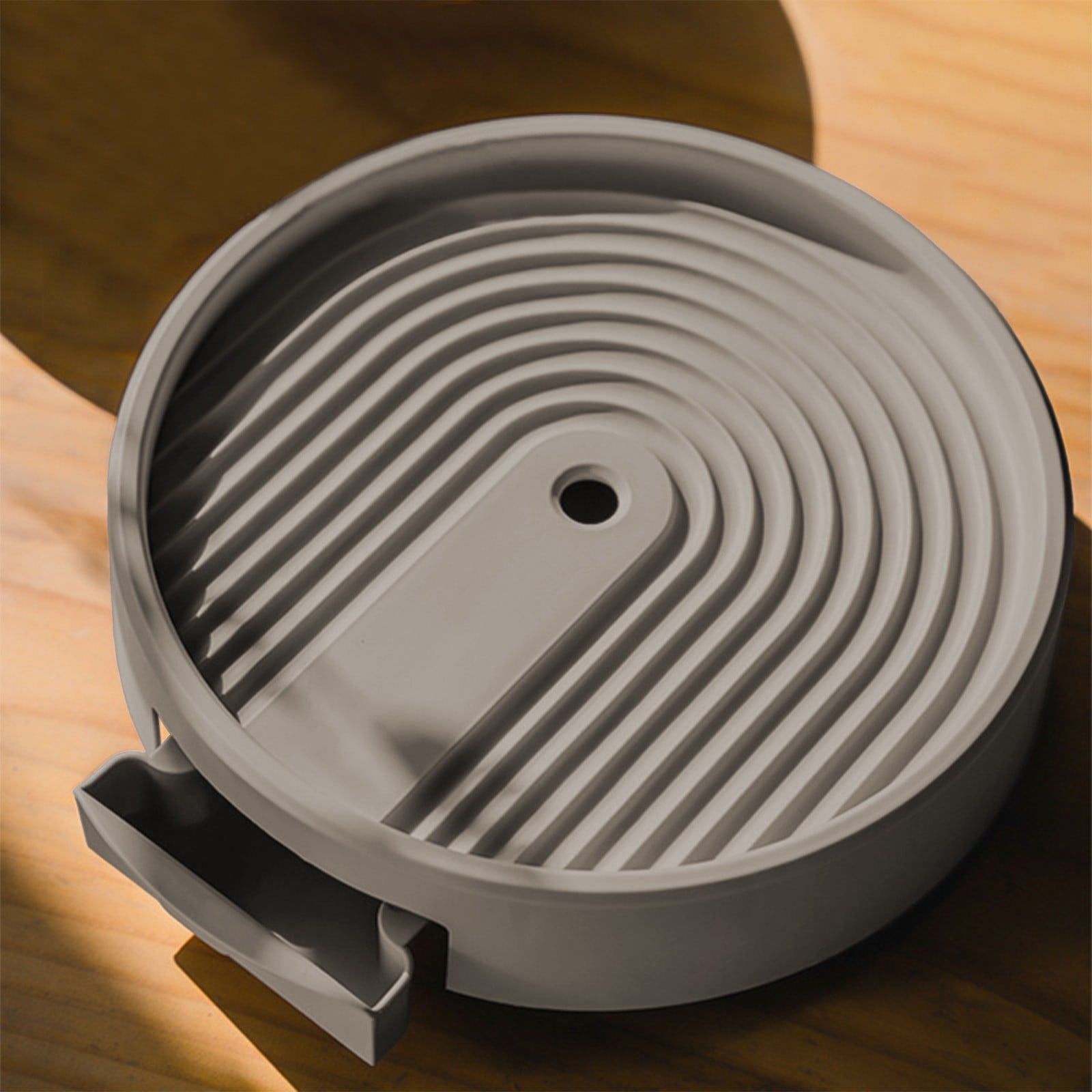 Btomtd Wheeled Plant Tray with Mobile Drainage Base, Round Thickened ...