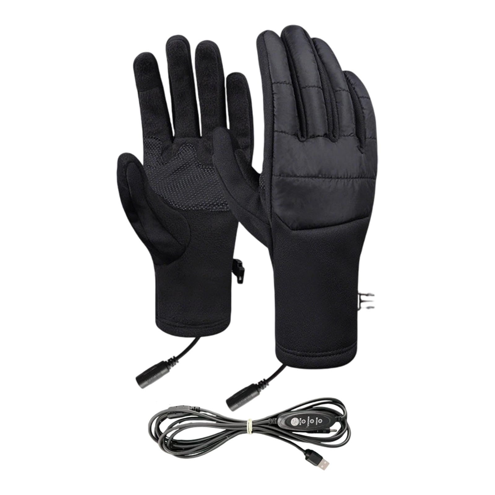 Btomtd Winter USB Heated Gloves for Men and Women, Waterproof ...