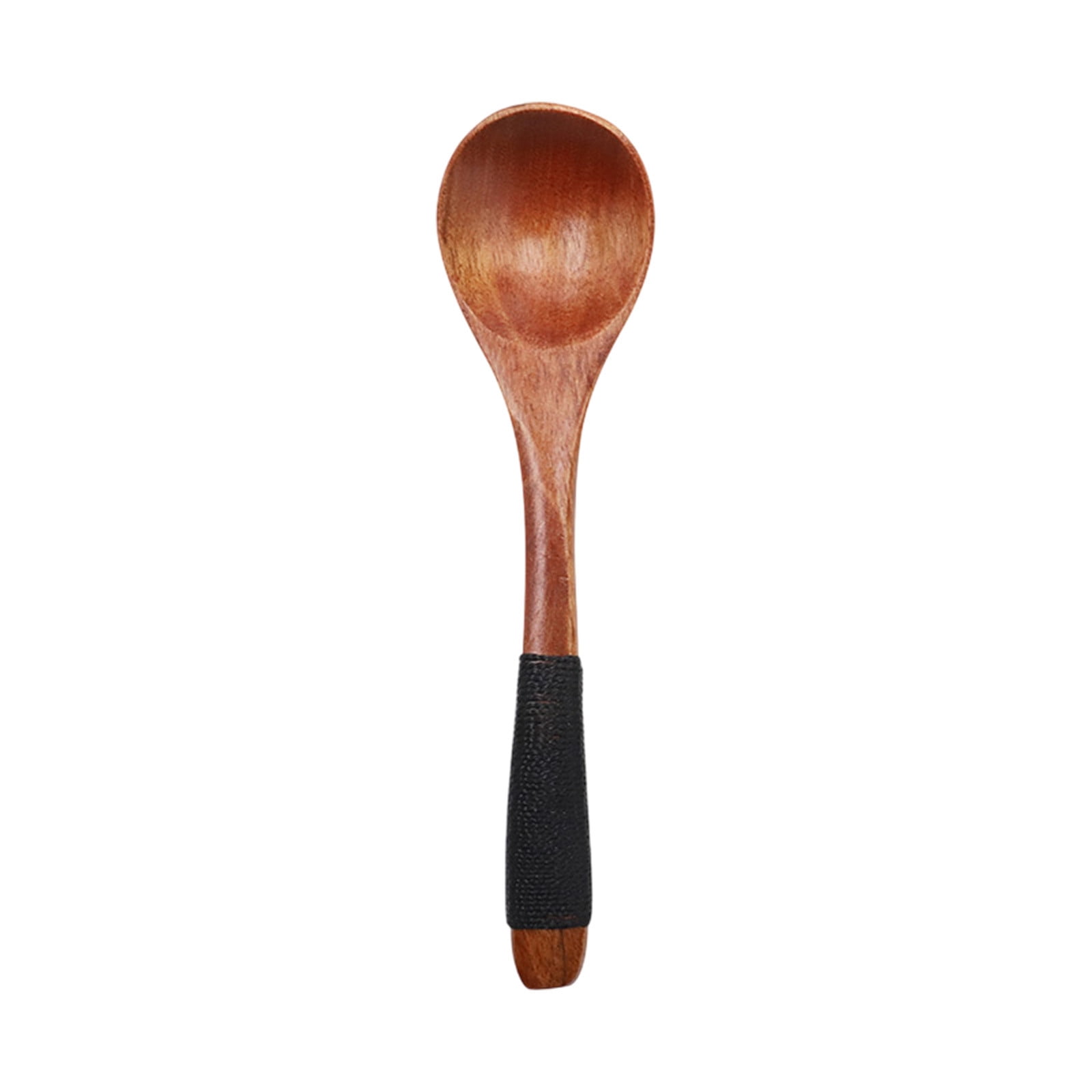 Btomtd Wooden Mini Soup Spoon with Long Handle in Japanese Style ...