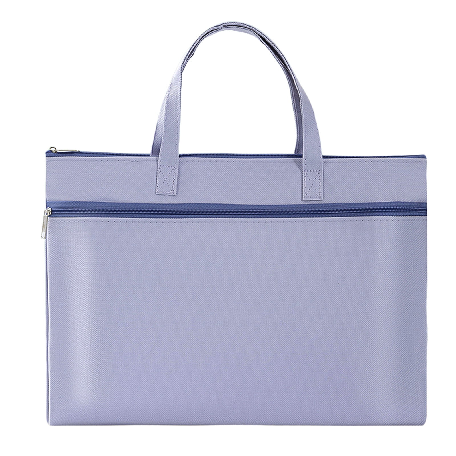 Btomtd Zipper File Folder Large Double Pocket Waterproof with Handle A4 ...