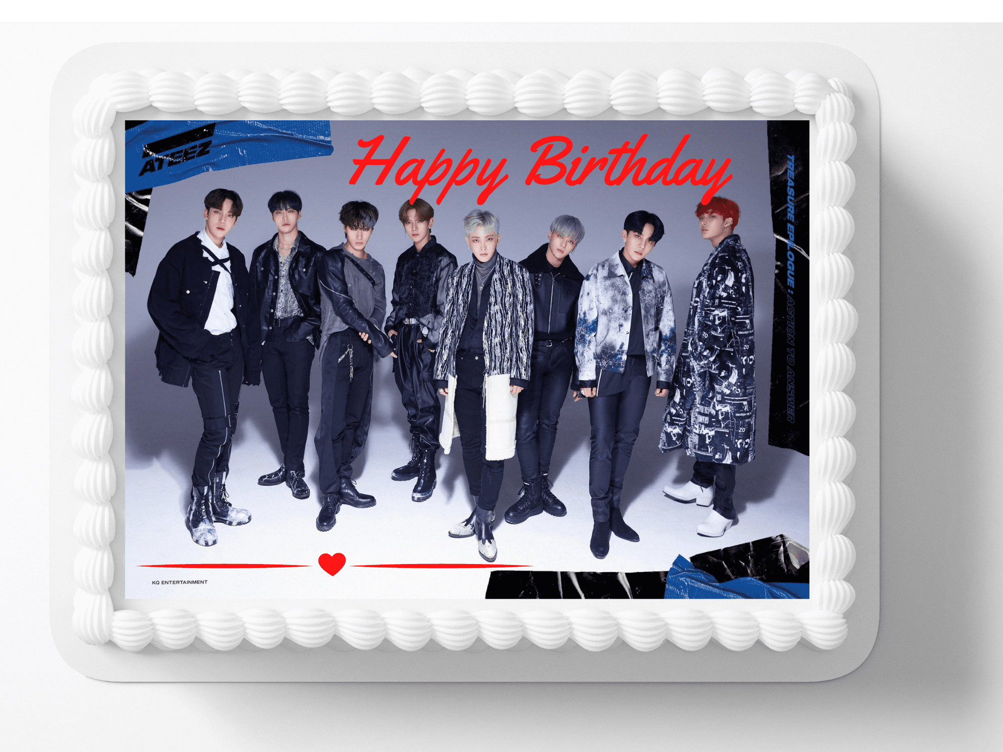 Bts Boy Band K Pop Korean Edible Image Edible Cake Topper Frosting ...