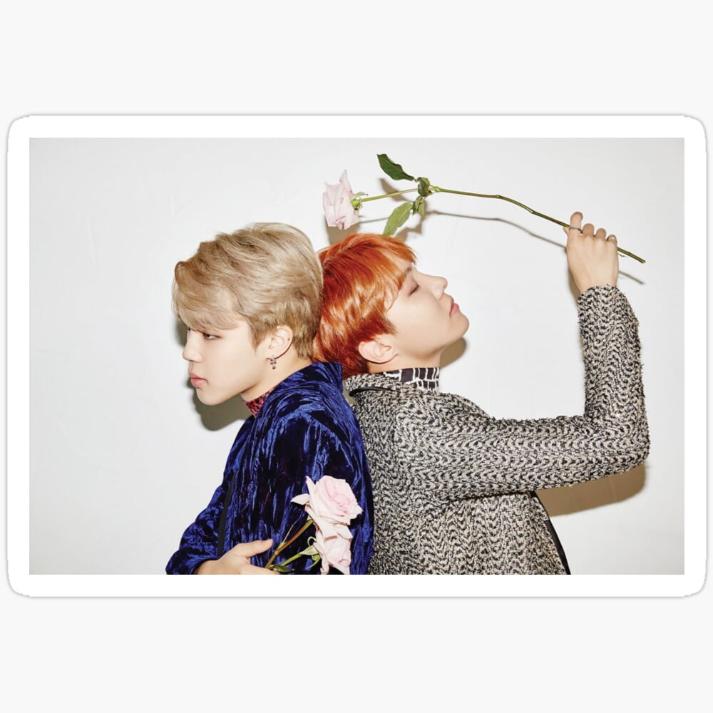 Bts For Gq Korea December 2016 (Jimin & Jhope) Sticker Phone Decal ...