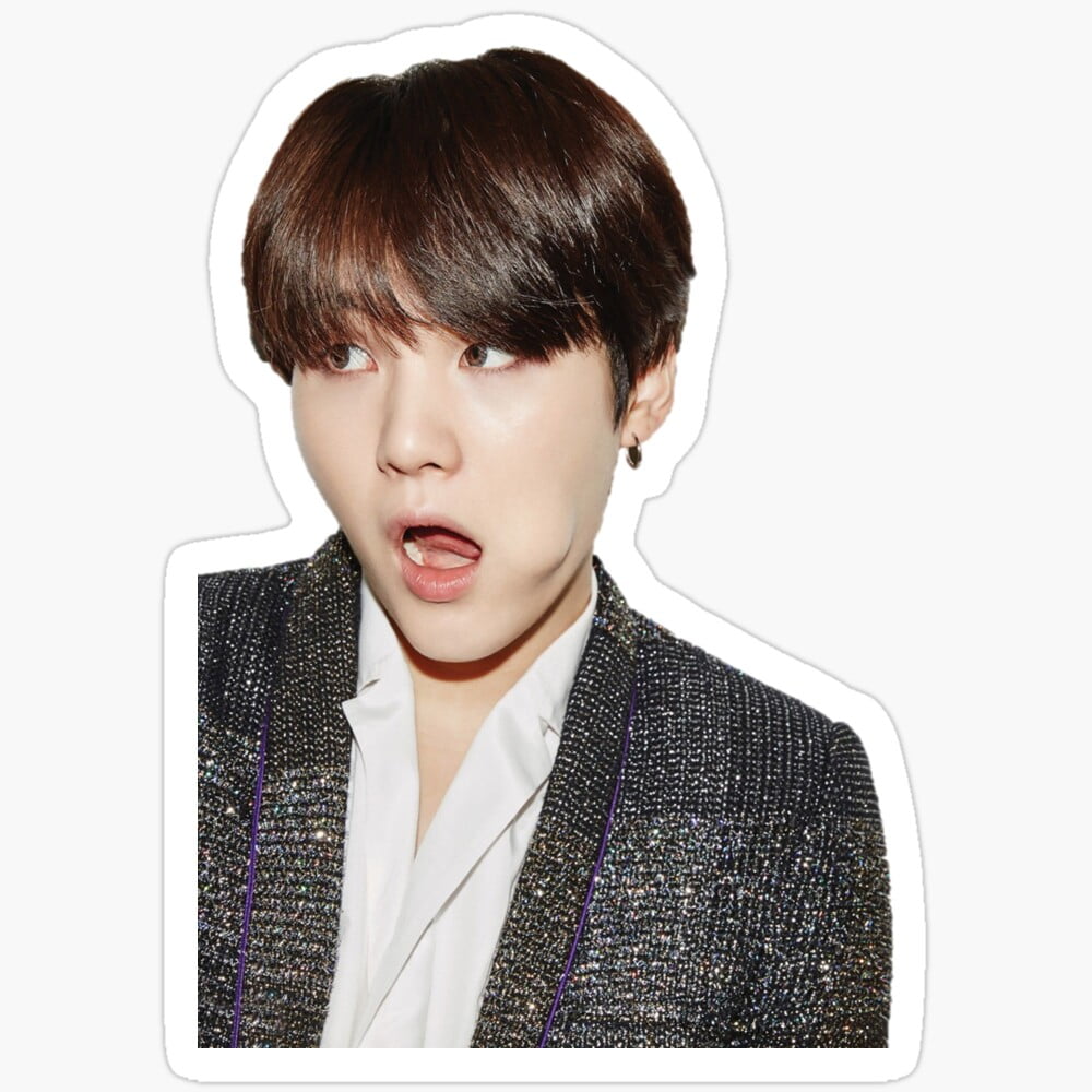 Bts For Gq Korea December 2016 (Suga) Sticker Phone Decal Water Bottle ...