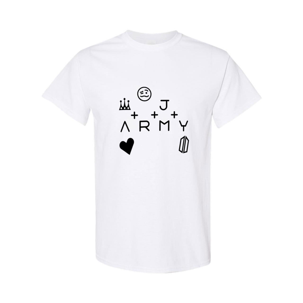 Bts Jungkook Hand Tattoo Shirt Army Hand Tattoo Shirt - Walmart.com