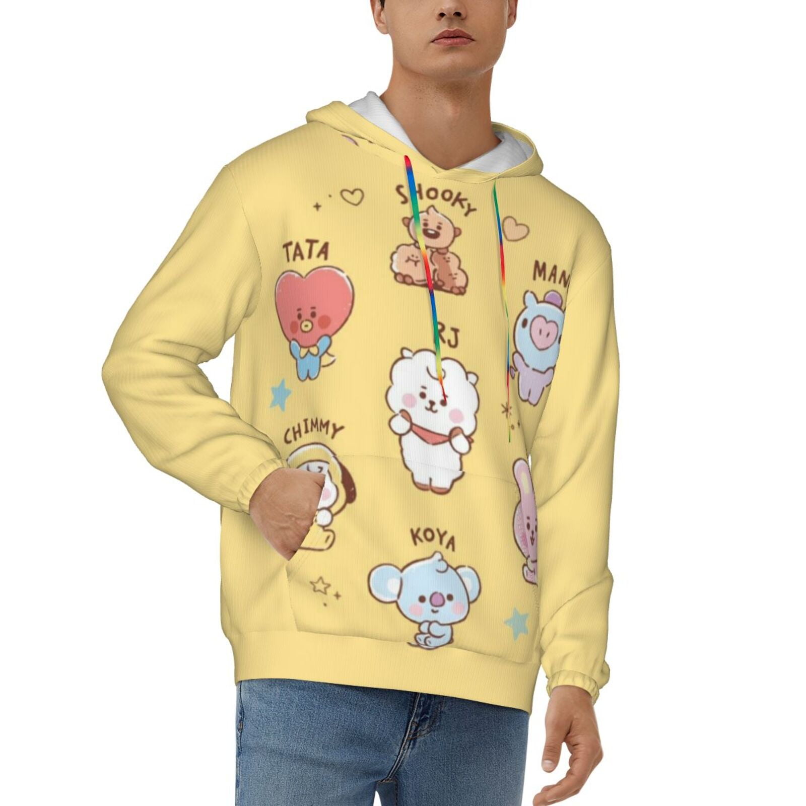 Bts Men'S Hoodie Activewear 3d Printed Hooded Sweatshirt Tops Casual ...