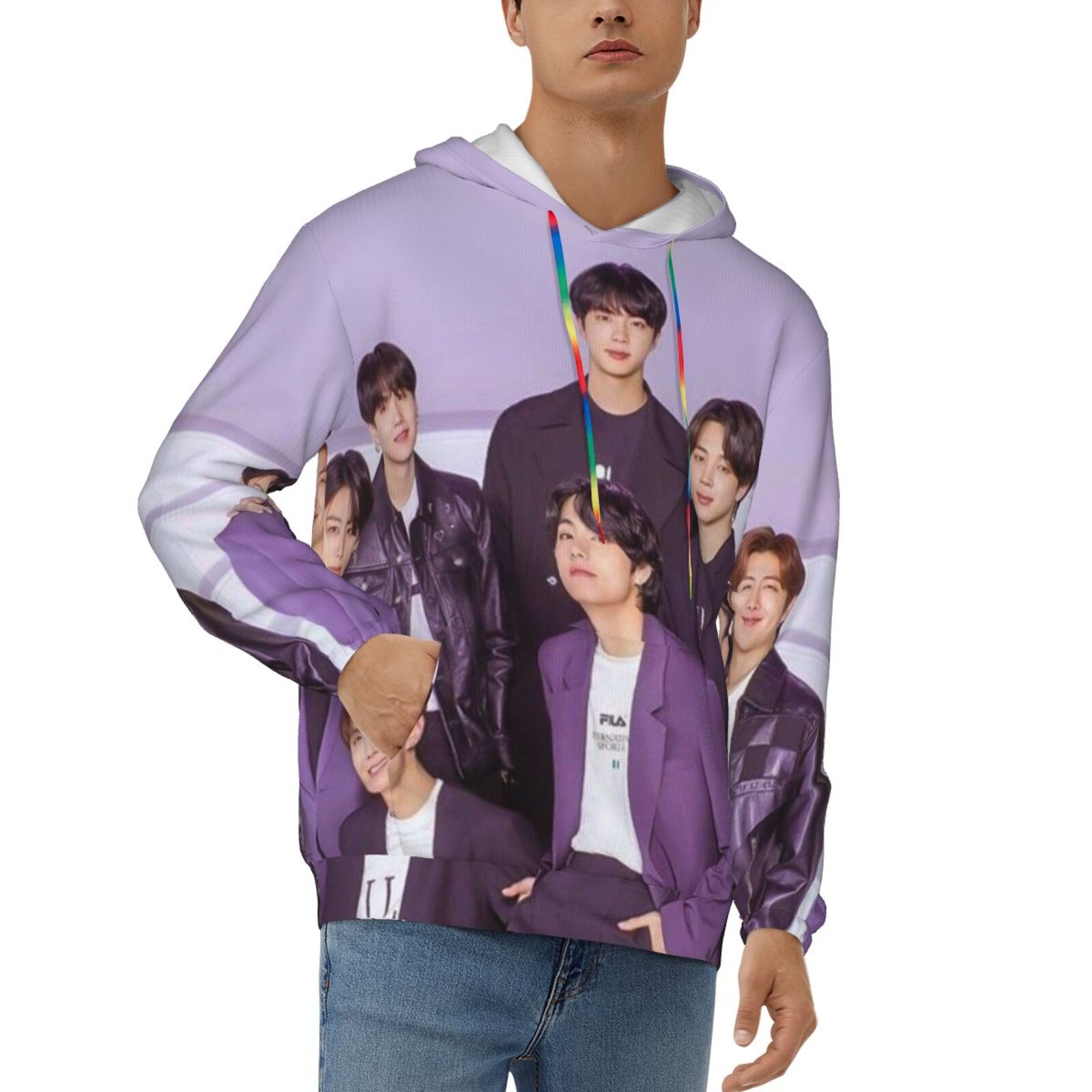 Bts Men'S Hoodie Activewear 3d Printed Hooded Sweatshirt Tops Casual ...
