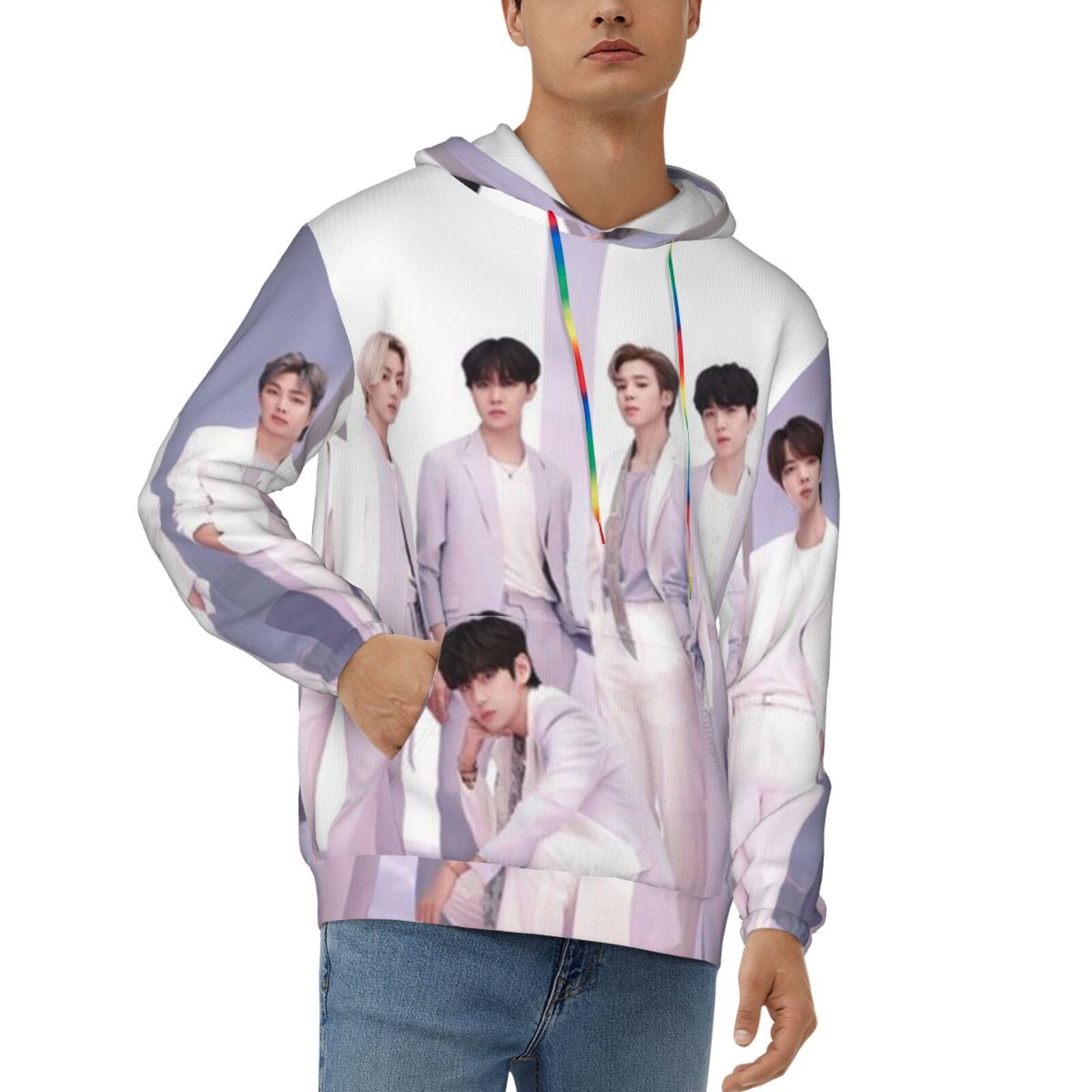 Bts Men'S Hoodie Activewear 3d Printed Hooded Sweatshirt Tops Casual ...