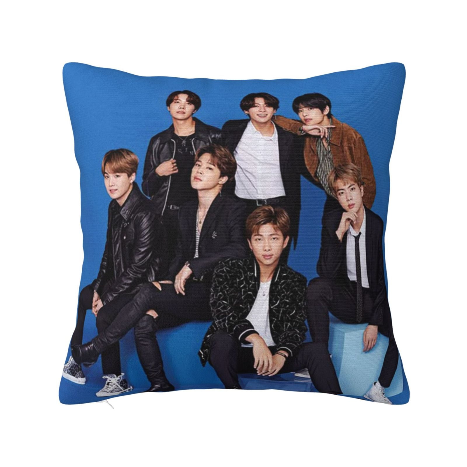 Bts Pillowcases Soft Cushion Cover 12"X12" Pillow Cover Decorative ...
