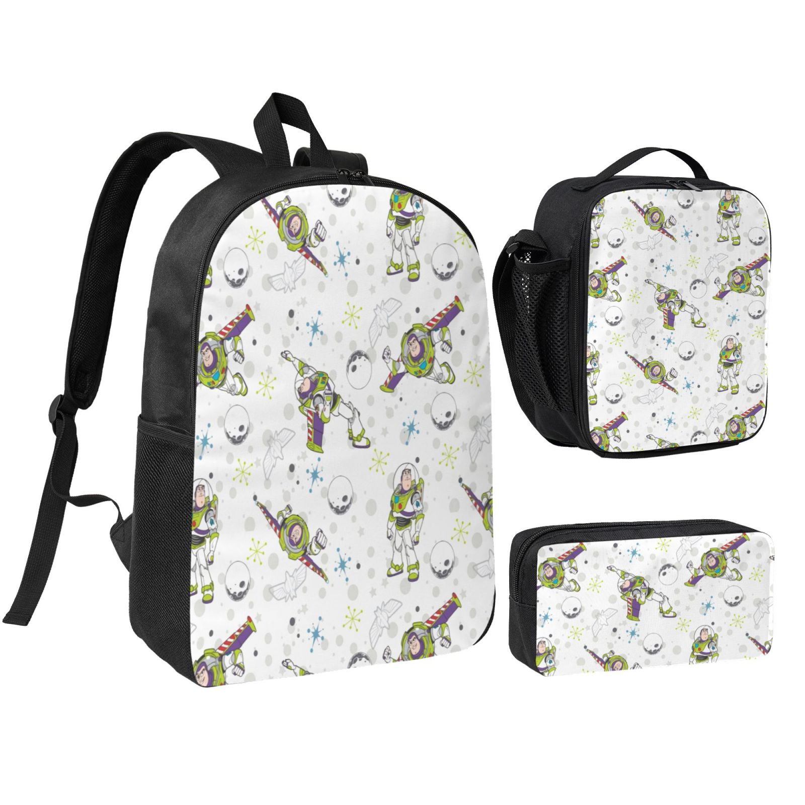 Bu-Zz Light-Year Backpack Set 3 in 1 for Men Women with Lunch Bag ...