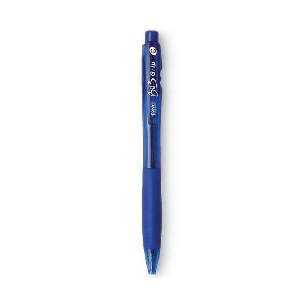 "Bu3 Ballpoint Pen, Retractable, Bold 1 Mm, Blue Ink, Blue Barrel ...