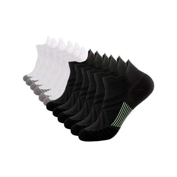 Buankoxy 6 Pairs Premium Short Compression Socks Women Men Breathable ...