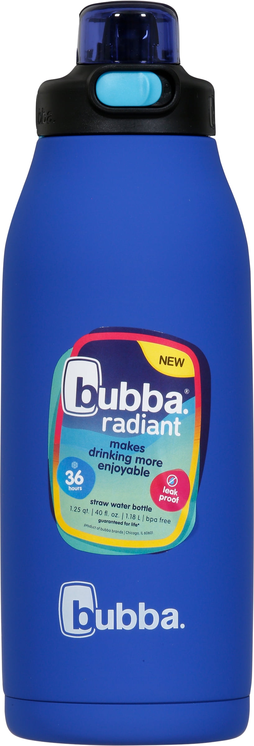 Bubba 40 oz. Radiant Stainless Steel Water Bottle with Chug Lid ...