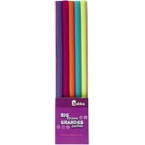 Bubba Big Straw 5 Pack of Reusable Long Tumbler Straws (Assorted Bold ...