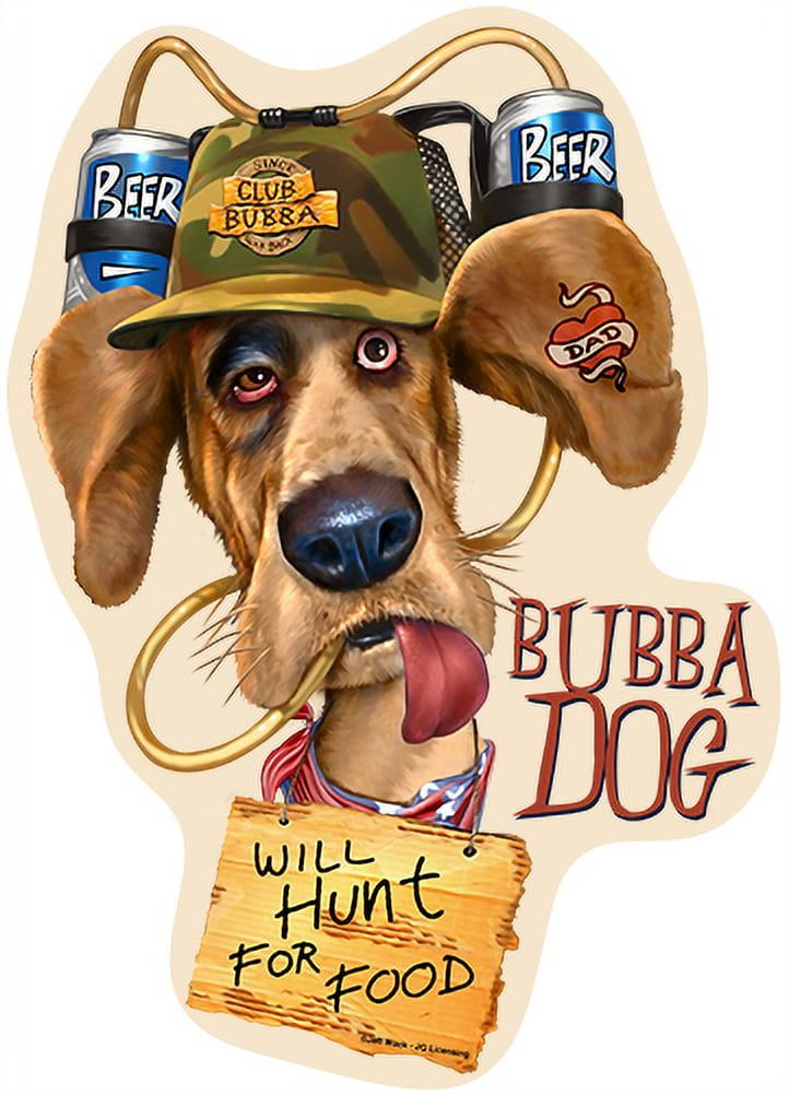 Bubba Dog [3 Pack] of Vinyl Decal Stickers | 5" | Indoor/Outdoor ...
