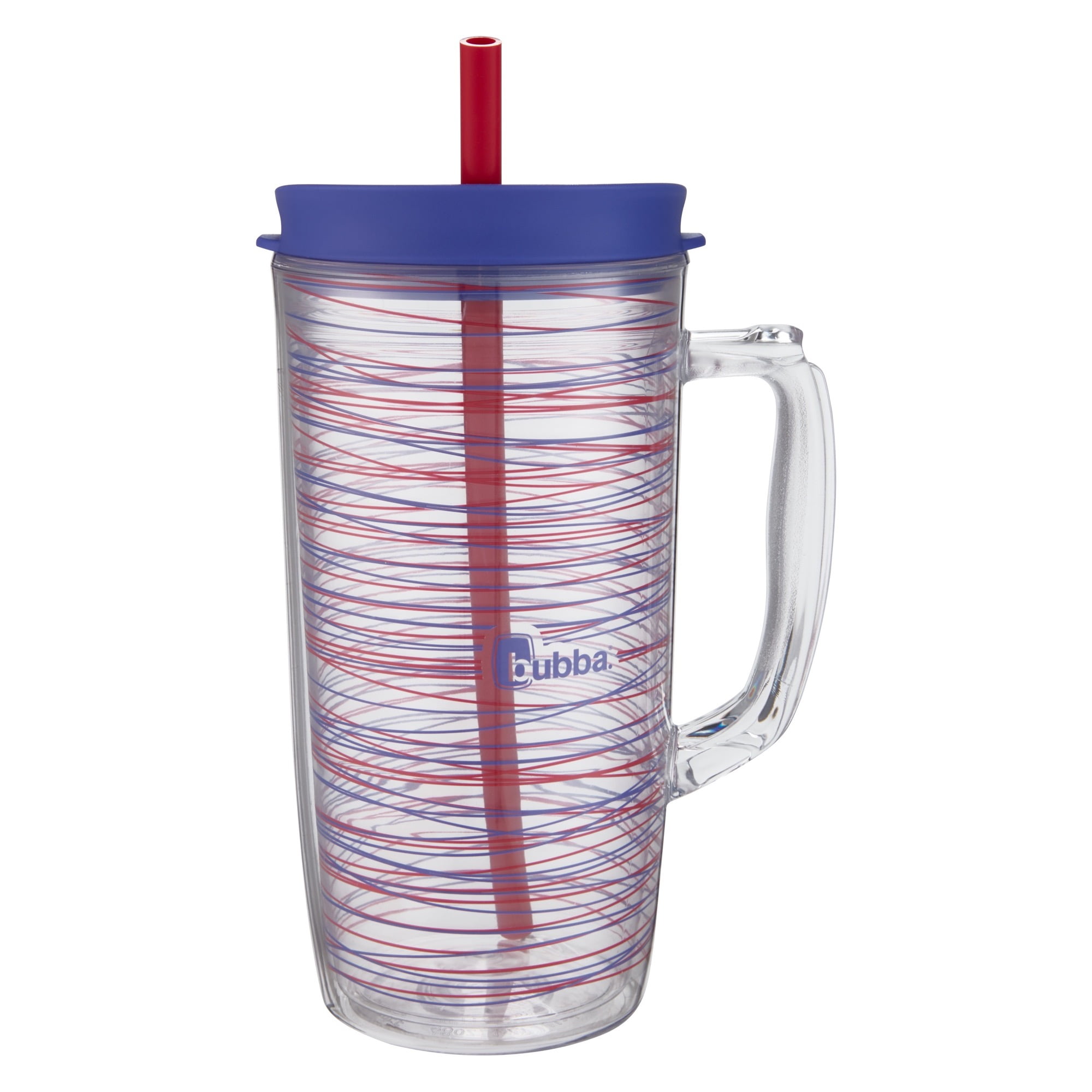 Bubba Envy 24 Oz Clear Purple Double Wall Insulated Mug with Handle ...