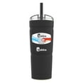 Bubba Envy S Stainless Steel Tumbler with Lid and Straw, Black, 24 fl ...