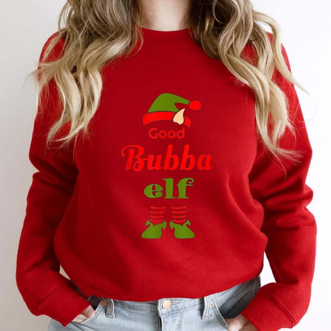Bubba Good Fairy Funny Christmas First Name Gift Holiday Graphic SW5400 ...