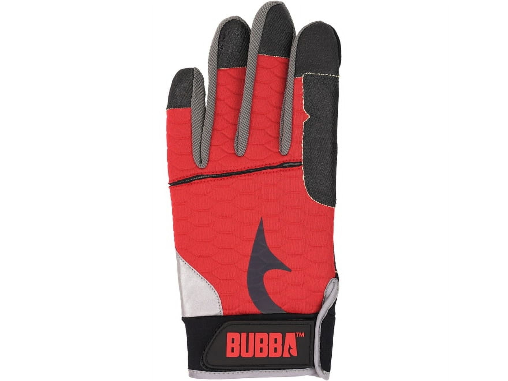 Bubba Men's Fillet Fishing Gloves Red/Black Large - Walmart.com