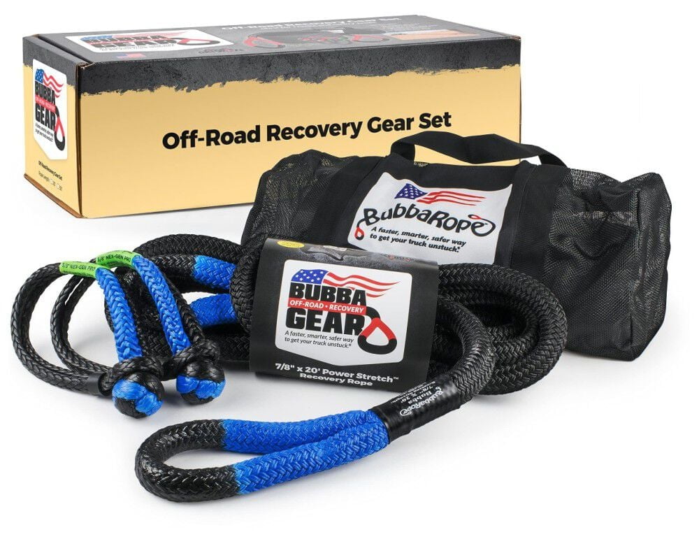 Bubba Rope Truck Gear Set - 7/8" X20' Recovery Tow Straps for Vehicles ...