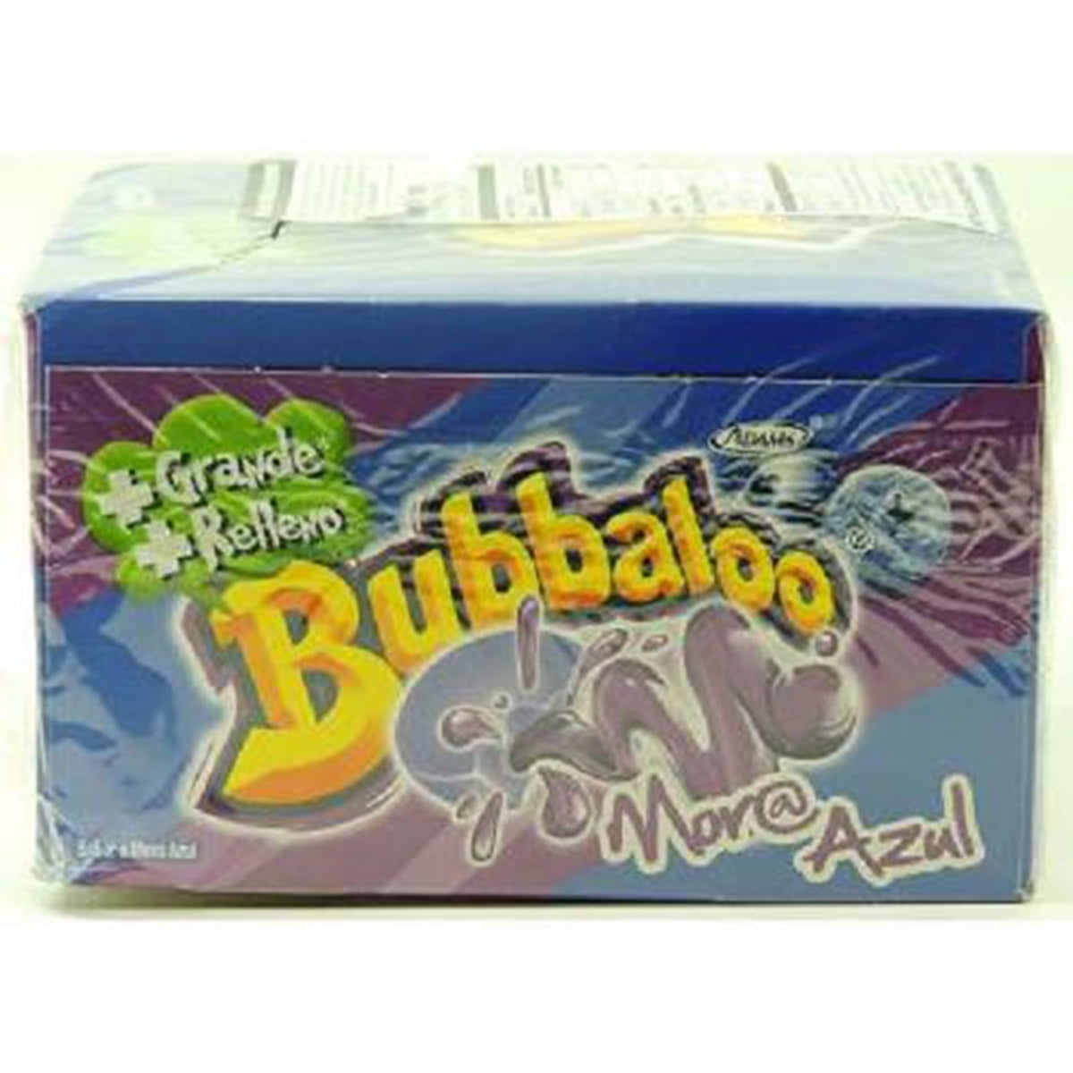 Bubbaloo, Chewing Gum Mora Azul (Blue Berry Sour), Count 50 - Gum ...
