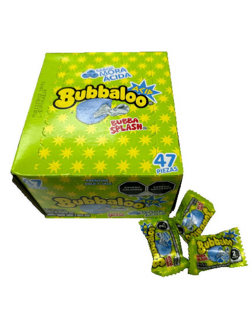 Bubbaloo Mora Acida Sour Blueberry Chewing Gum - Walmart.com